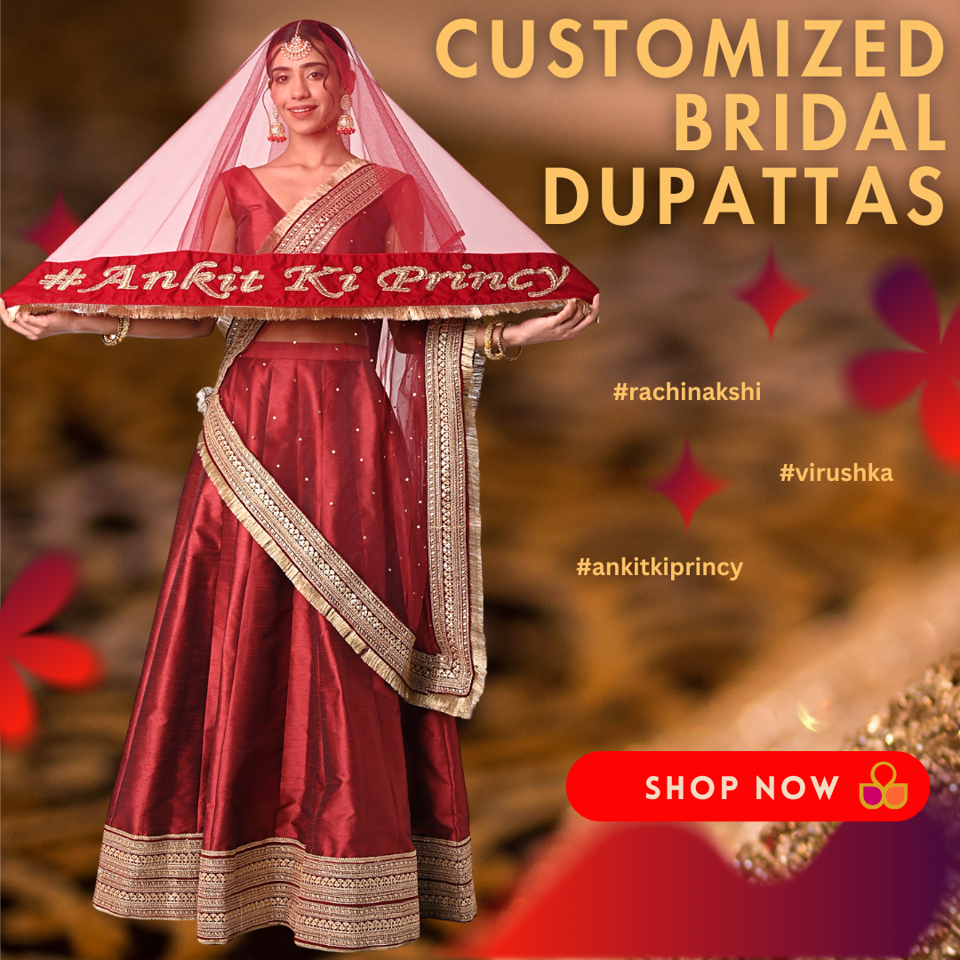 Customized Bridal Dupattas – anokherang