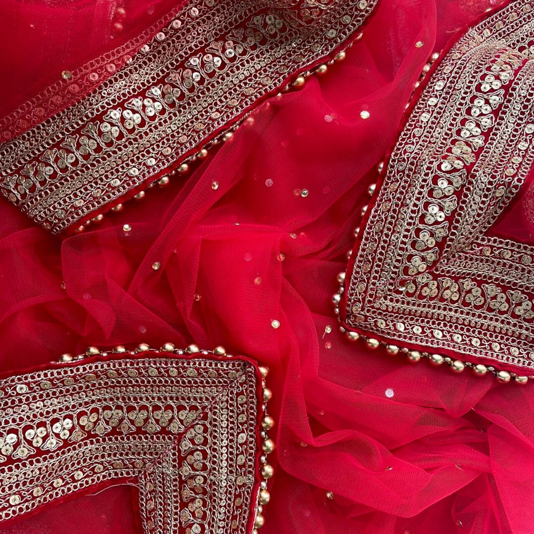Customized Bridal Red Queen Veil Net with with any Text of your Choice ...